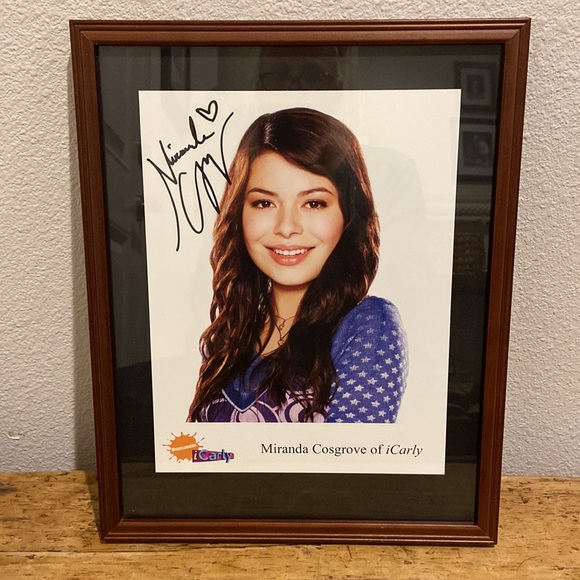 Other | Autographed Picture Of Miranda Cosgrove | Poshmark